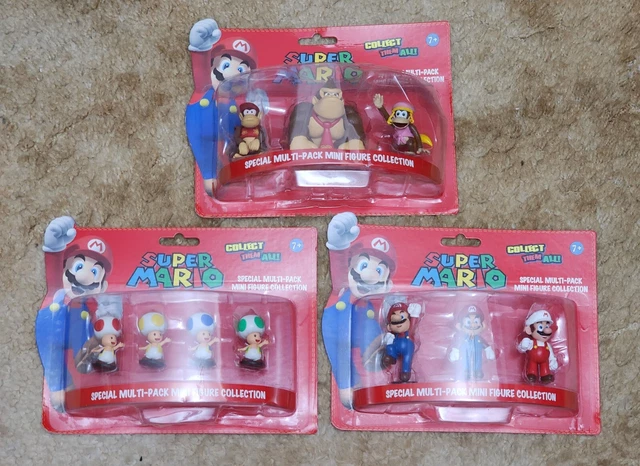 NINTENDO SUPER MARIO Collection 10 Piece Mini Figure Set New Damaged ...