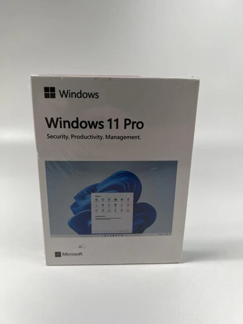 MICROSOFT WINDOWS 11 Pro WIN PRO FPP 11 P2 64Bit DVD OS - New (In Box ...