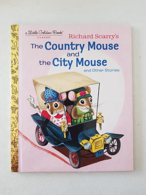 LITTLE GOLDEN BOOK - Richard Scarry's The Country Mouse And The City ...