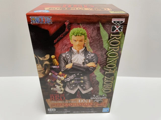 FIGURINE ONE PICE Roronoa Zoro Film ROUGE DXF The Grandline Hommes Vol ...
