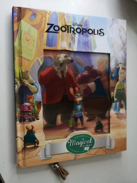 ZOOTROPOLIS ZOOTOPIA HANDMADE Reclaimed Book Notebook (zoo1) Disney £5. ...