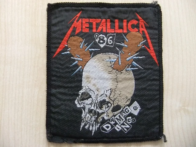 METALLICA DAMAGE, INC. Aufnäher Patch Anthrax Slayer Megadeth Iron ...