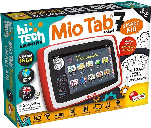 LISCIANI TABLETTE MIO Tab Smart Enfant 7 " 89048 EUR 170,62 - PicClick FR