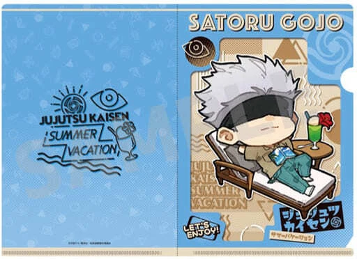 JUJUTSU KAISEN CLEAR file Gojo Satoru (summer vacation ver.) A5 clear ...