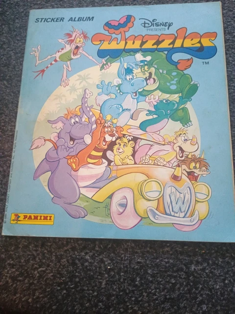 WALT DISNEY THE Wuzzles Panini Sticker Album Empty Vintage 1986 £64.99 ...