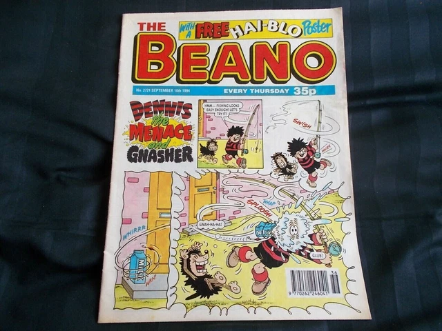 BEANO COMIC ISSUE #2721 September 10th 1994 Menaces Try Fishing £4.00 ...