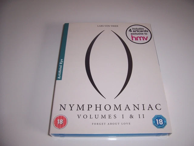 NYMPHOMANIAC VOLUMES I & II ( 2 Disc Blu-Ray EXCLUSIVE ARTCARDS - NEVER ...