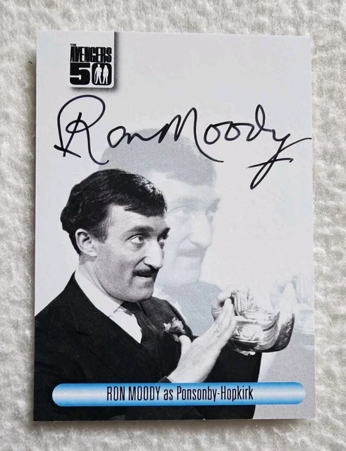 UNSTOPPABLE CARDS THE Avengers 50th Anniversary Ron Moody Autograph ...