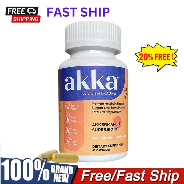 AKKA-PREMIUM LIVER CLEANSE Detox &Repair Superbiotic 60Capsules Gut ...