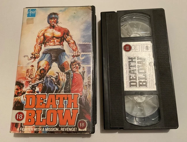 &DEATH BLOW& ARIEL PRE CERT VHS VIDEO ex rental £15.99 - PicClick UK