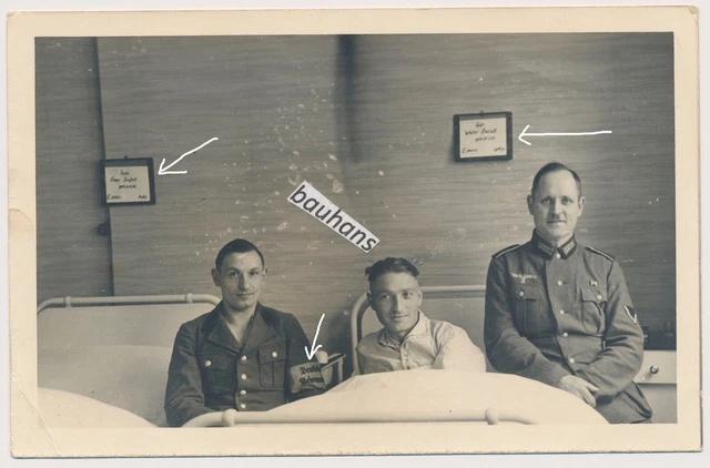 LAZARETT, SOLDAT MIT Armbinde Deutsche Wehrmacht AK Format 2.WK (7797x ...