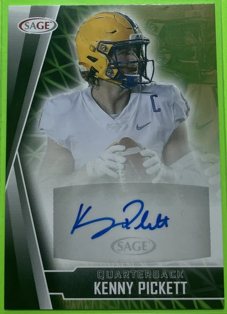 2022 SAGE HIGH Series Auto Red Kenny Pickett #A-KP Rookie Auto RC $29. ...