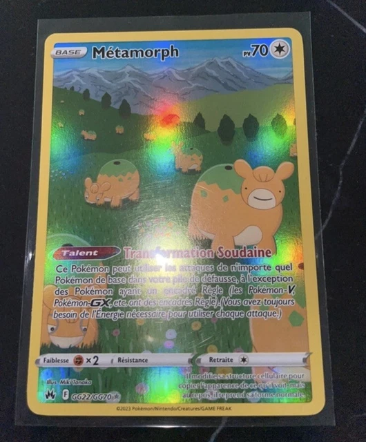 CARTE POKÉMON MÉTAMORPH GG22/GG70 Zenith Supreme FR Neuf EUR 3,00 ...
