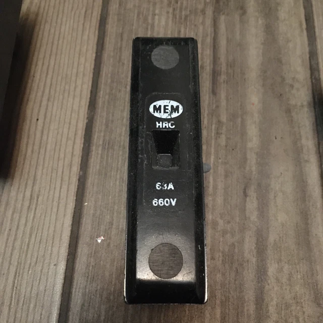 MEM EXEL 63 Amp HRC Fuse Carrier Holder 660V £10.00 - PicClick UK