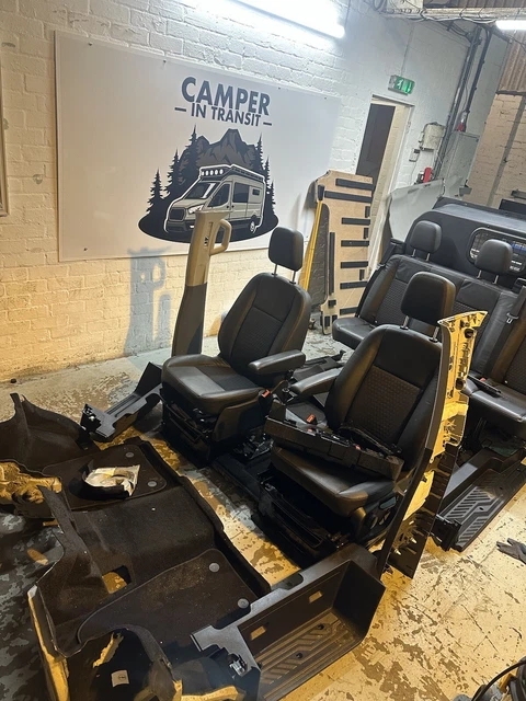 FORD TRANSIT CUSTOM Sport Crew Cab Conversion Kit Bench Rear Seats ...