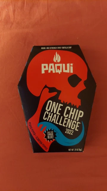 PAQUI ONE CHIP Challenge NEW 2022 Carolina Reaper Scorpion Chile Pepper ...