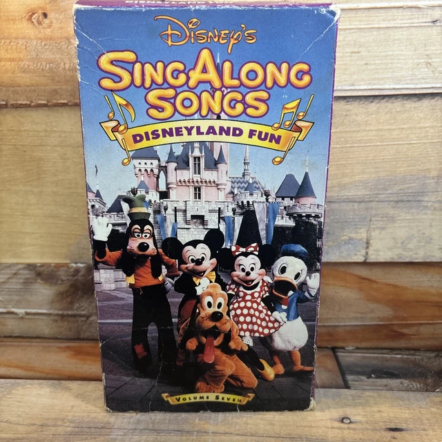 SING ALONG SONGS Disneyland Fun VHS VCR Video Tape Used Volume 7 Disney ...