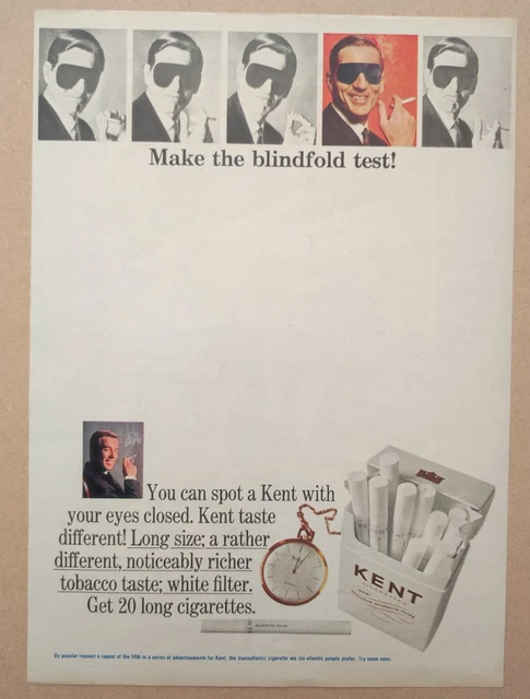 KENT CIGARETTES ORIGINAL UK Press Advert 1966 £4.99 - PicClick UK