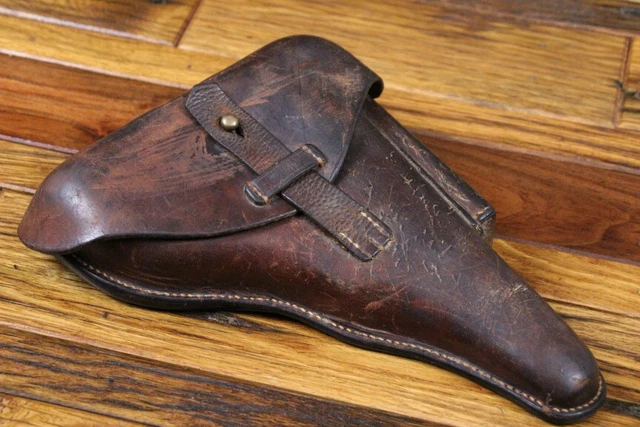 LUGER POLICE HOLSTER Weimar Era WWII Dated 1929 with Matching Tool ...