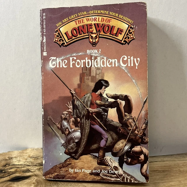 WORLD OF LONE Wolf Book 2 THE FORBIDDEN CITY Ian Page/Joe Dever ...