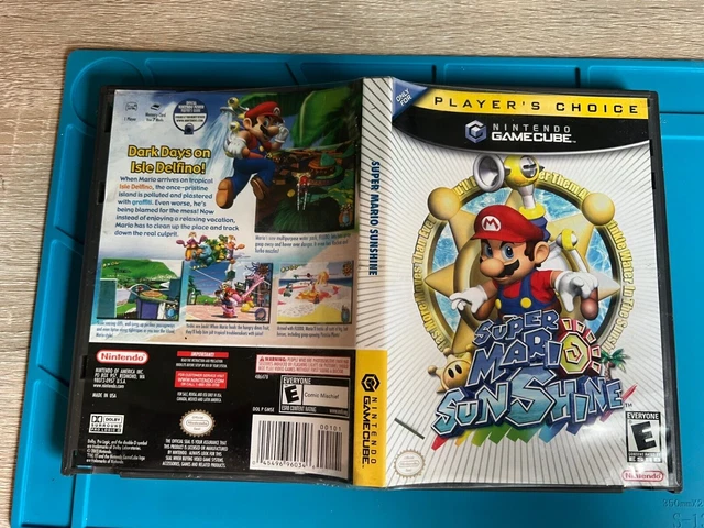 JEU NINTENDO GAMECUBE - CIB Super Mario: Sunshine (étui, disque de jeu ...
