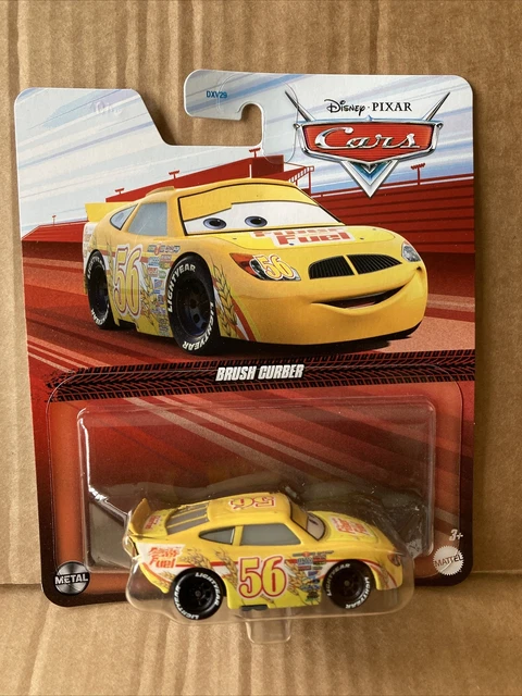DISNEY CARS DIECAST - Brush Curber - AKA Fiber Fuel -New Card ...