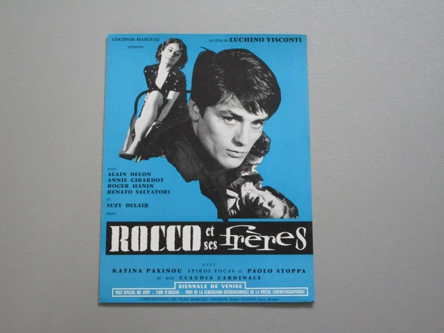 ALAIN DELON &ROCCO Et Ses Freres" (Rocco E I Suoi Fratelli) Visconti ...