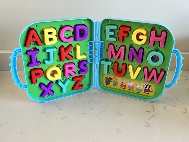 PEPPA PIG PEPPAS Alphabet Carry Case Educational Pre-school £14.19 ...