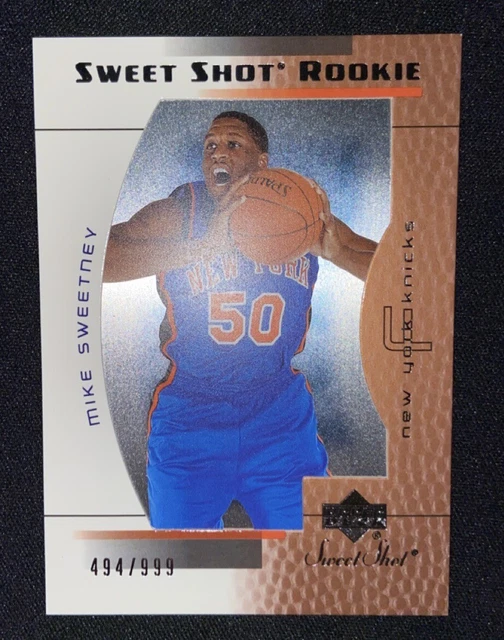CARTE BASKETBALL MIKE Sweetney 2003-04 Sweet Shot New York Knicks #99 ...
