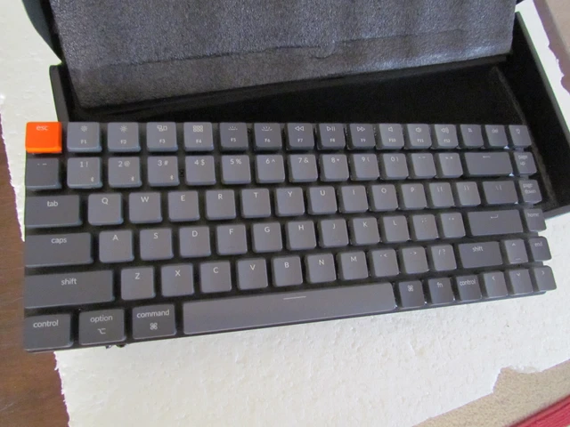 KEYCHRON K3 WIRELESS Mechanical Keyboard K3D3 White Backlit Red Switch ...