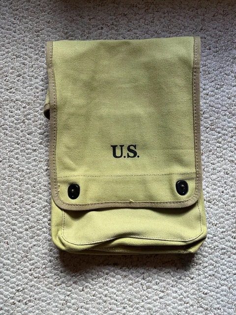 WW2 US MAP Case Webbing Dispatch Case Web Reproduction Reenactment EUR ...