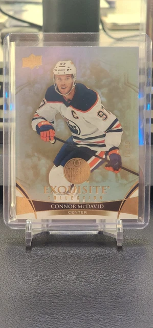 2022-23 UD BLACK Diamond Connor McDavid Exquisite Collection Gold /99 # ...