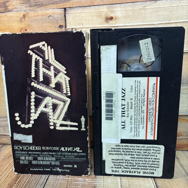 ALL THAT JAZZ VHS Tape Used Roy Schneider Magnetic Release £9.65 ...