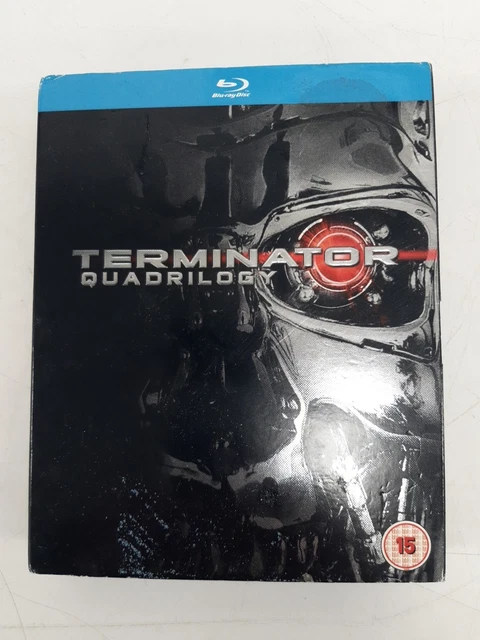 TERMINATOR QUADRILOGY BLU-RAY Film Set With Sleeve Ideal Christmas Gift ...