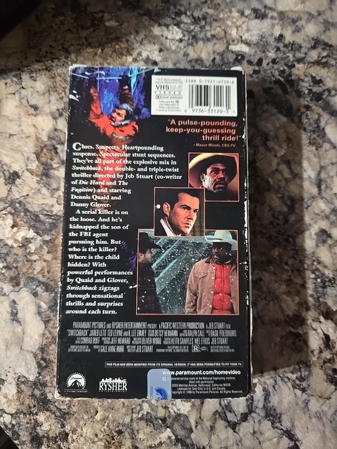 &SWITCHBACK& (VHS, 1998) Starring Dennis Quaid & Danny Glover $23.95 ...