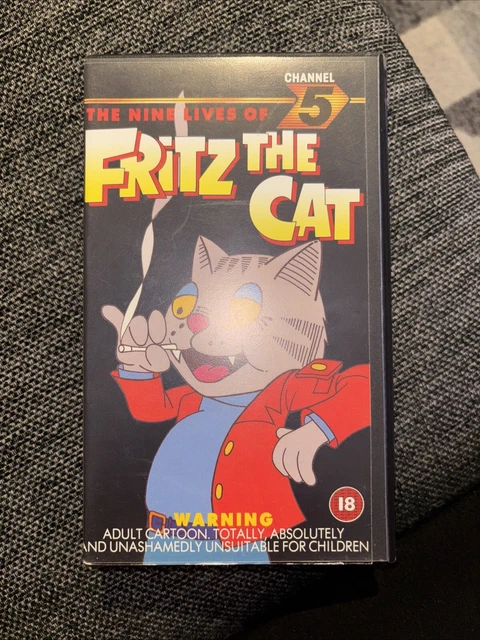 THE NINE LIVES of Fritz The Cat VHS Tape 1974 untested* £10.00 ...