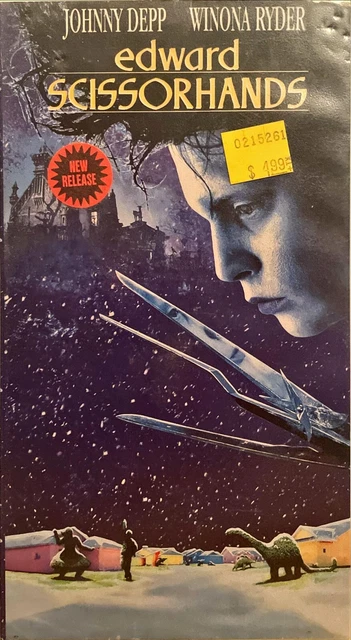 EDWARD SCISSORHANDS [ Cut-Box VHS ] Johnny Depp, Winona Ryder £3.62 ...