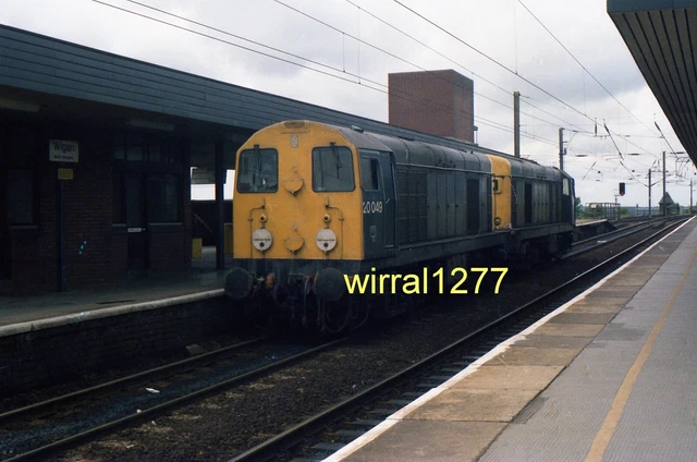 ORIGINAL RAILWAY PHOTOGRAPHIC negative Class 20 20049/??? at Wigan £2. ...