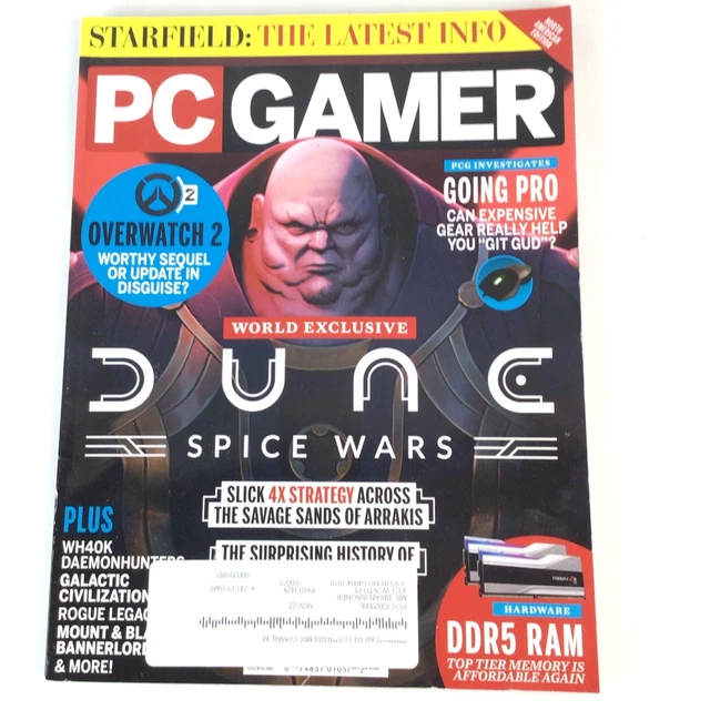 MAGAZINE PC GAMER août 2022 Dune Spice Wars, Overwatch 2, Warhammer 40K ...