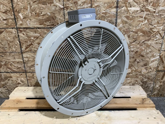 ZIEHL-ABEGG 1.4KW SINGLE Phase Axial Extractor Fan Smoke Spray Booth ...