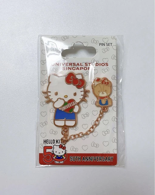 UNIVERSAL STUDIOS SINGAPORE Exclusive Hello Kitty 50th Anniversary Pin ...