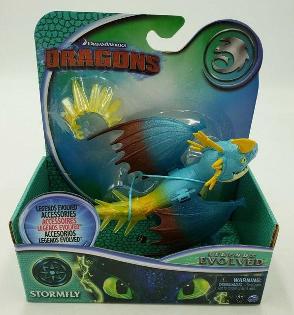 DREAMWORKS DRAGONS LEGENDS Evolved Stormfly Action Figure Spin Master ...