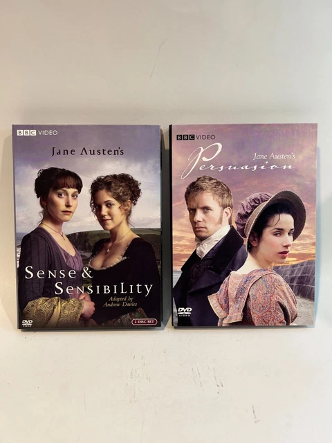 JANE AUSTEN'S SENSE & Sensibility / Persuasion (DVD, BBC Video-Digibook ...