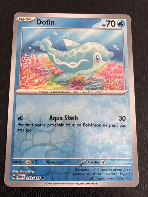 CARTE POKÉMON DOFIN Reverse 059/167 EV06 Mascarade Crépusculaire TWM FR EUR 1,00 - PicClick FR