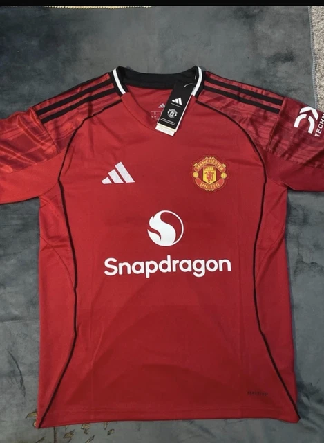 MANCHESTER UNITED 25/26 Home Kit Fan Version,Size S, CUNHA10,Excellent ...