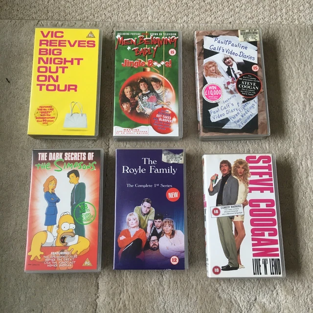 COMEDY SELECTION VHS Video Cassettes Vic Reeves Men Behaving Badly ...
