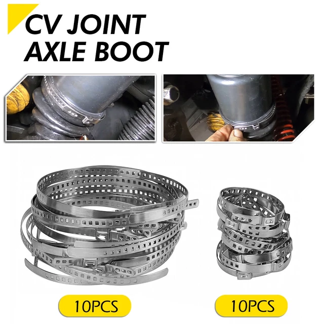 20 ADJUSTABLE AXLE CV Joint Boot Crimp Clamp For Ford GMC Chevy Buick ...