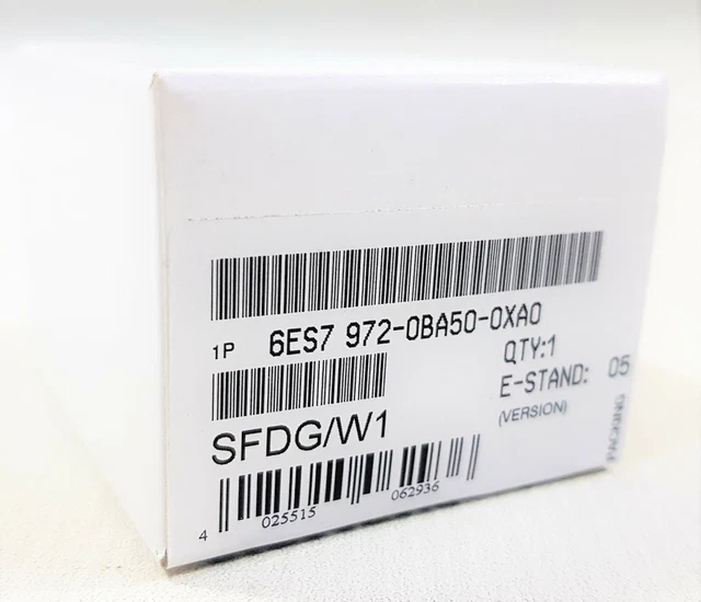 SIEMENS SIMATIC 6ES7 972-0BA50-0XA0 Busanschlussstecker Sfdg / W1 ...