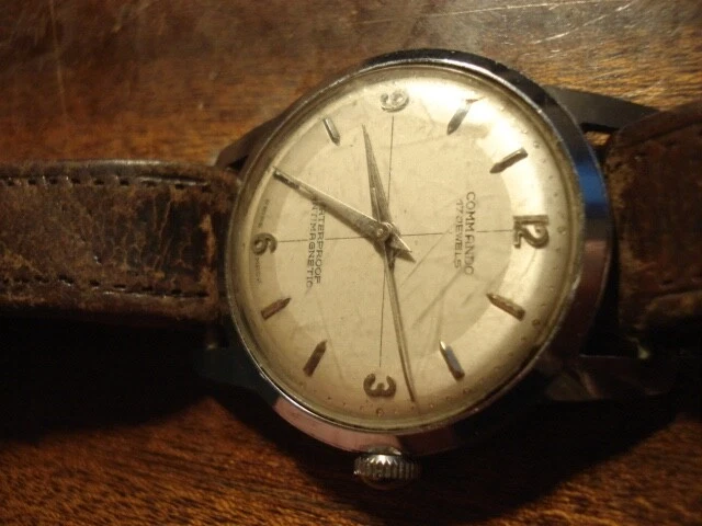 VINTAGE WWII ORIGINAL Commando Gents Watch Screw-Back £39.99 - PicClick UK