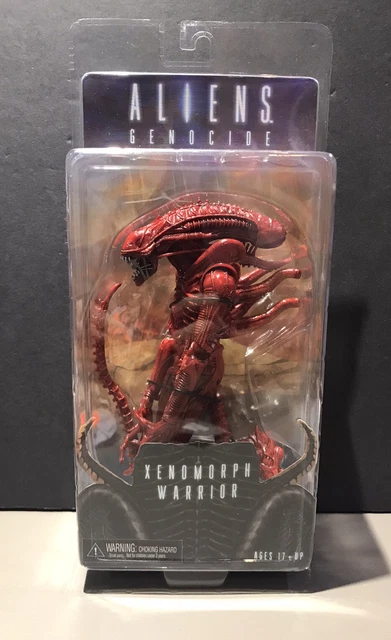 NECA ALIENS GENOCIDE RED Xenomorph Warrior 7” Figure MISB £77.60 ...